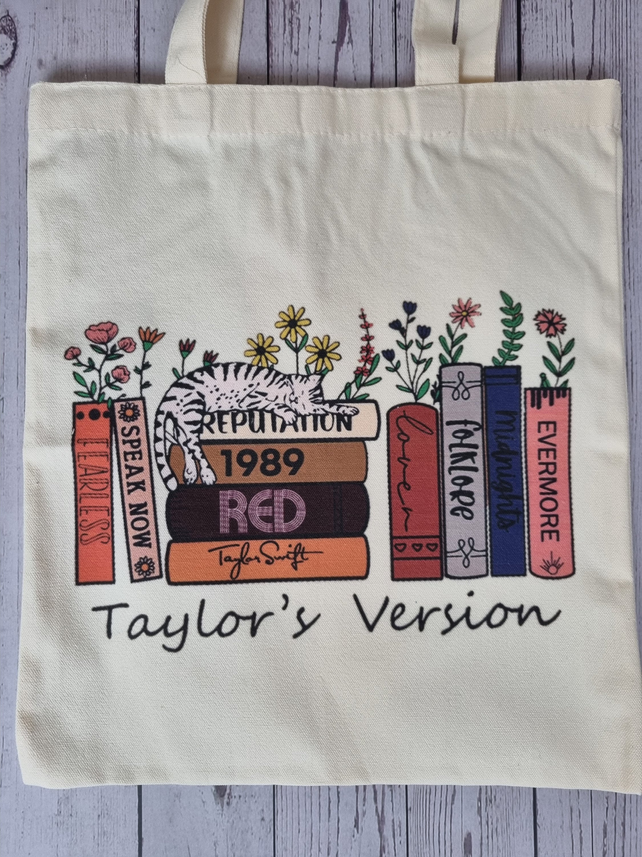 Taylor Books Taylors Version Tote Bag Eras sold by Gulshan Kumar | SKU ...