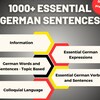 1000 Essential German Sentences german Verbs, German Vocabulary ...