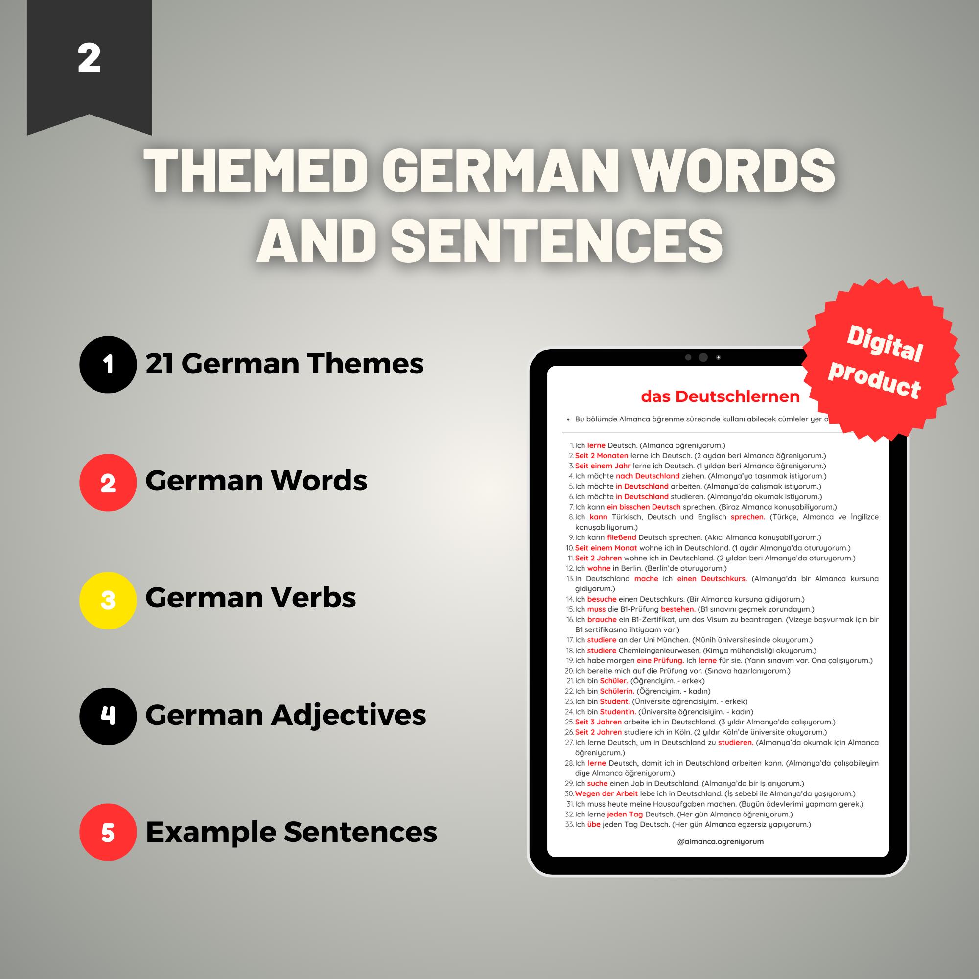 1000 Essential German Sentences german Verbs, German Vocabulary ...