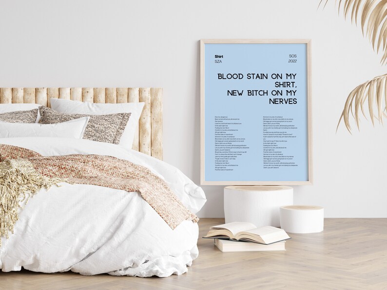 SZA SOS Shirt Poster Sza Sos Album Poster Sza SOS Merch Sza - Etsy