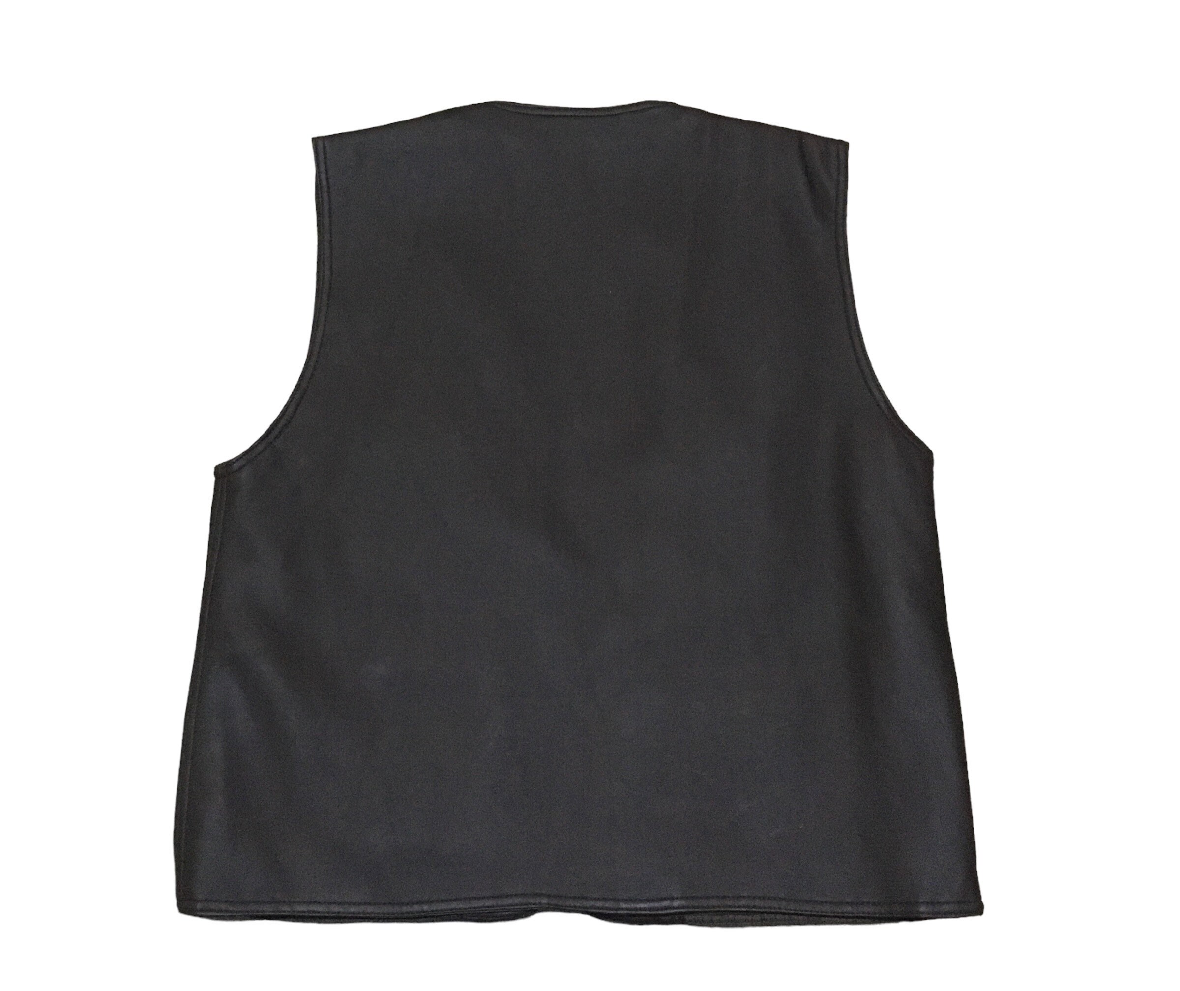 Rare Design Vintage Brand Ruck Dam Leather Vests 1990s - Etsy