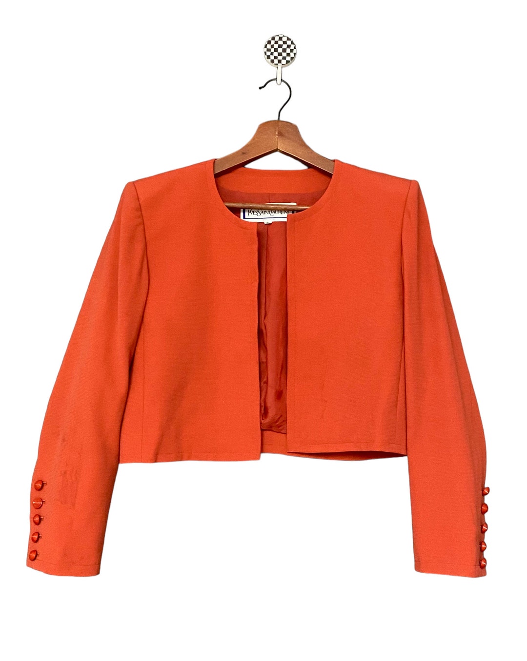 Rare Design Vintage Brand Yvessaintlaurent Half Blazer 1990s - Etsy