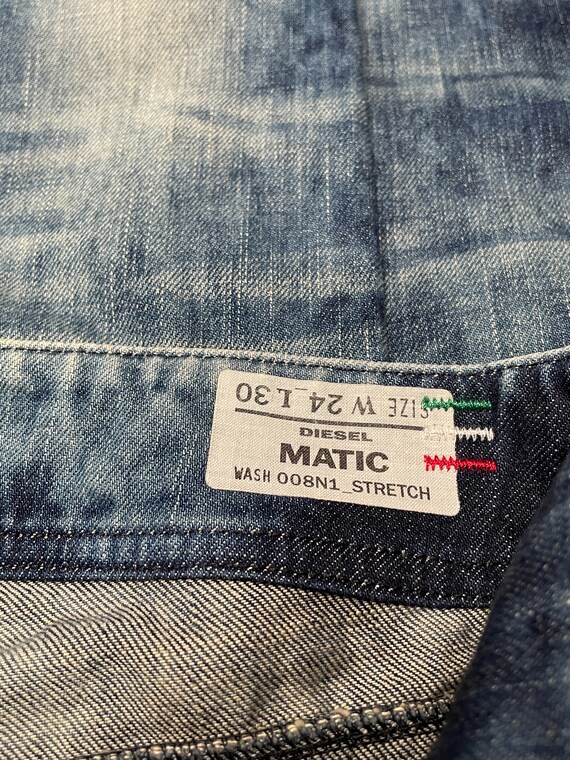 Rare Design Vintage Brand Diesel Matic Jeans 1990s - Gem