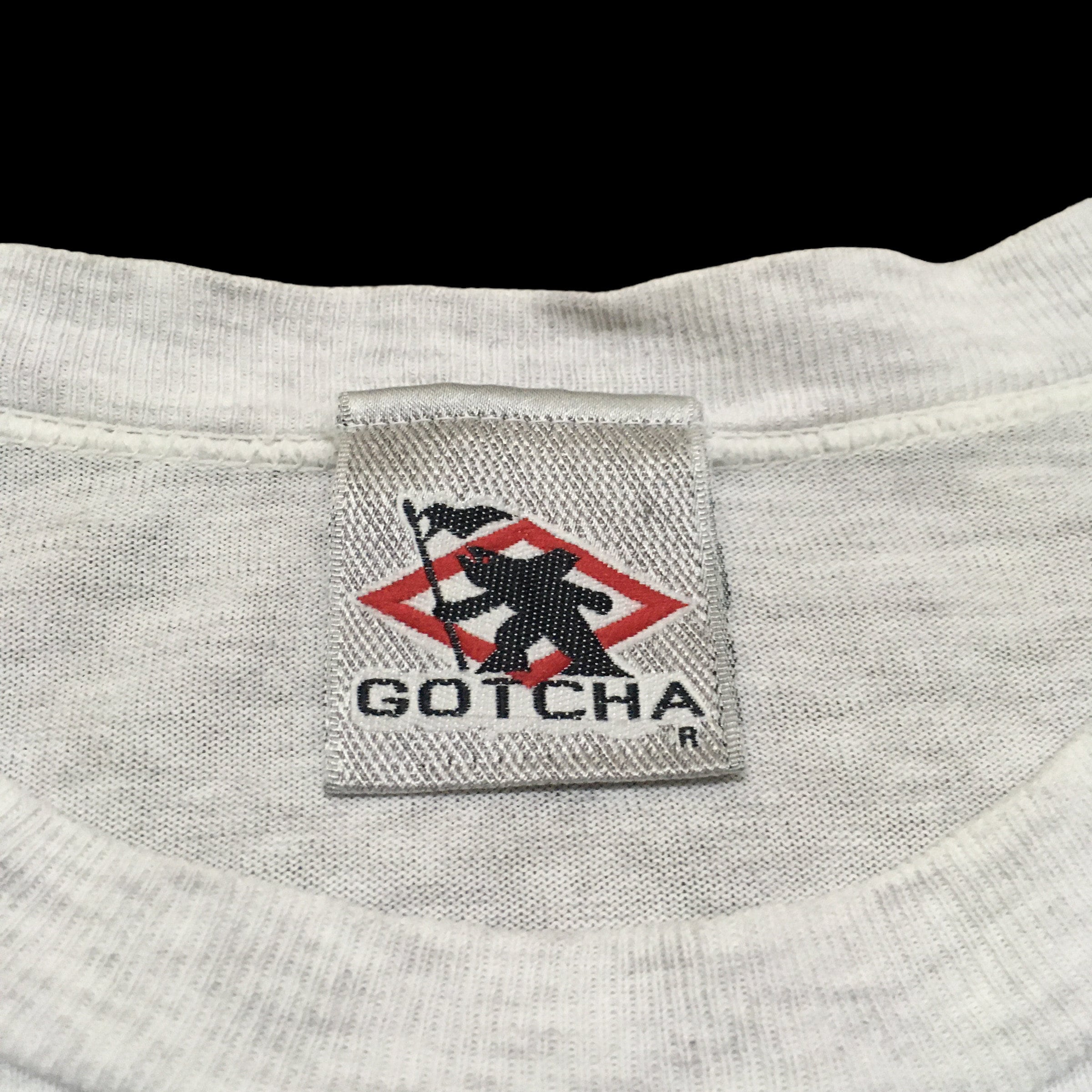 Rare Design Vintage Streetwear Brand Gotcha T-shirt 1990s - Etsy