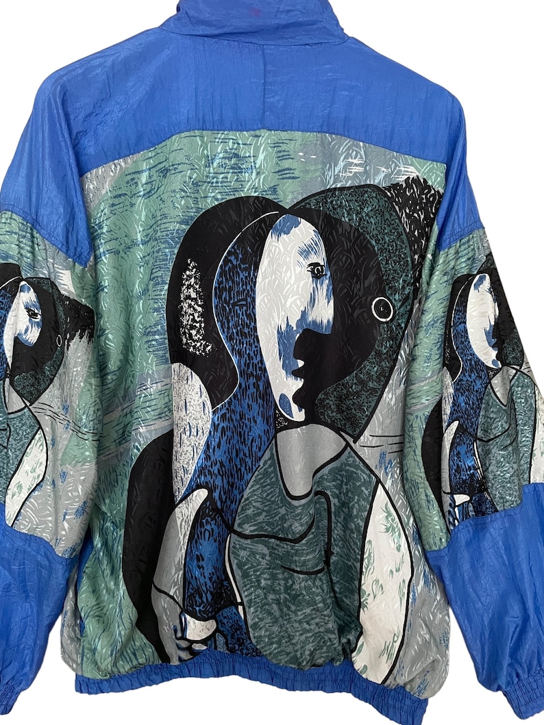 Rare Design Vintage Art Fullprint Jacket 1990s - Etsy