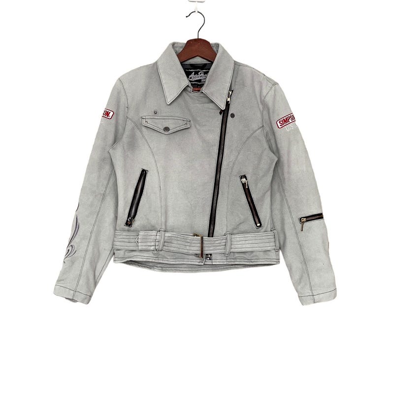 Simpson Motorcycle Jacket - Etsy