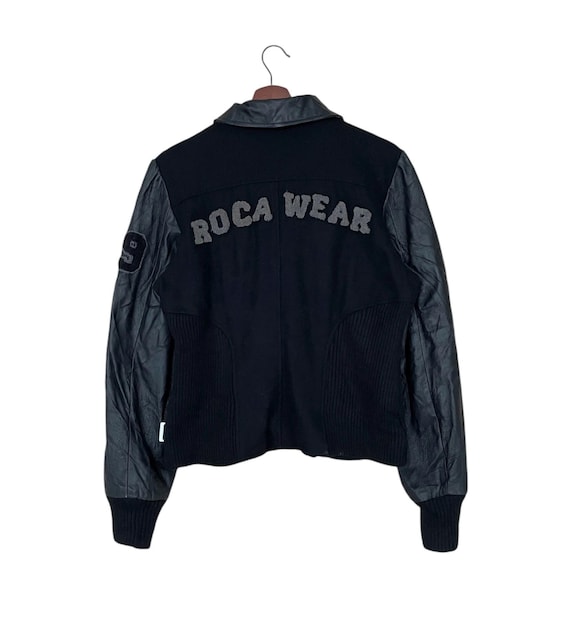 Rare Vintage Brand Rocawear Big Logo Varsity Jacket 1… - Gem