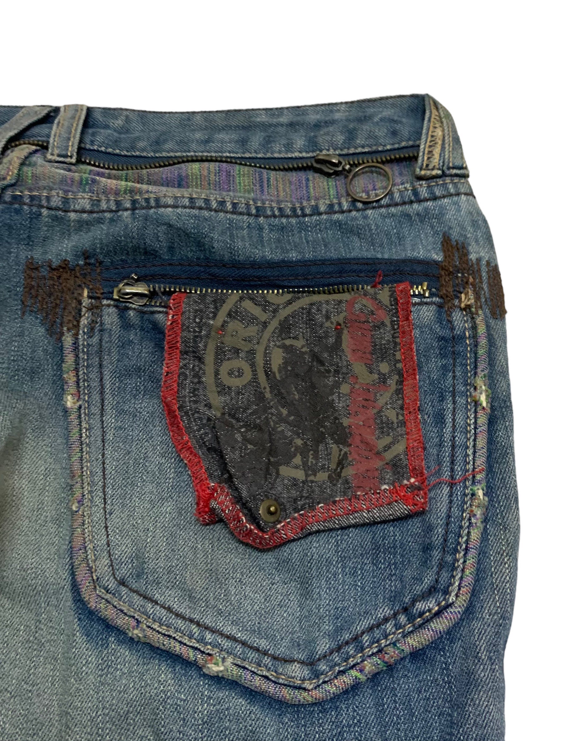 Rare Design Vintage Harfas Many Avant Garde Jeans 1990s - Etsy