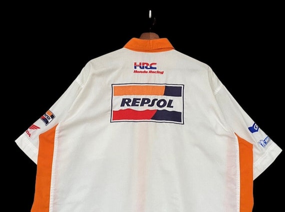 Rare Design Vintage Vintage Racing Team Brand Repsol … - Gem