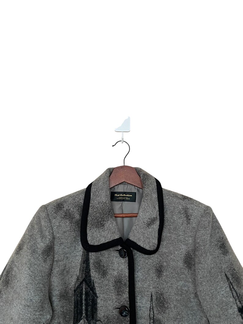 Rare Vintage Japanese Brand Best Collection Wool Jacket 1990s - Etsy