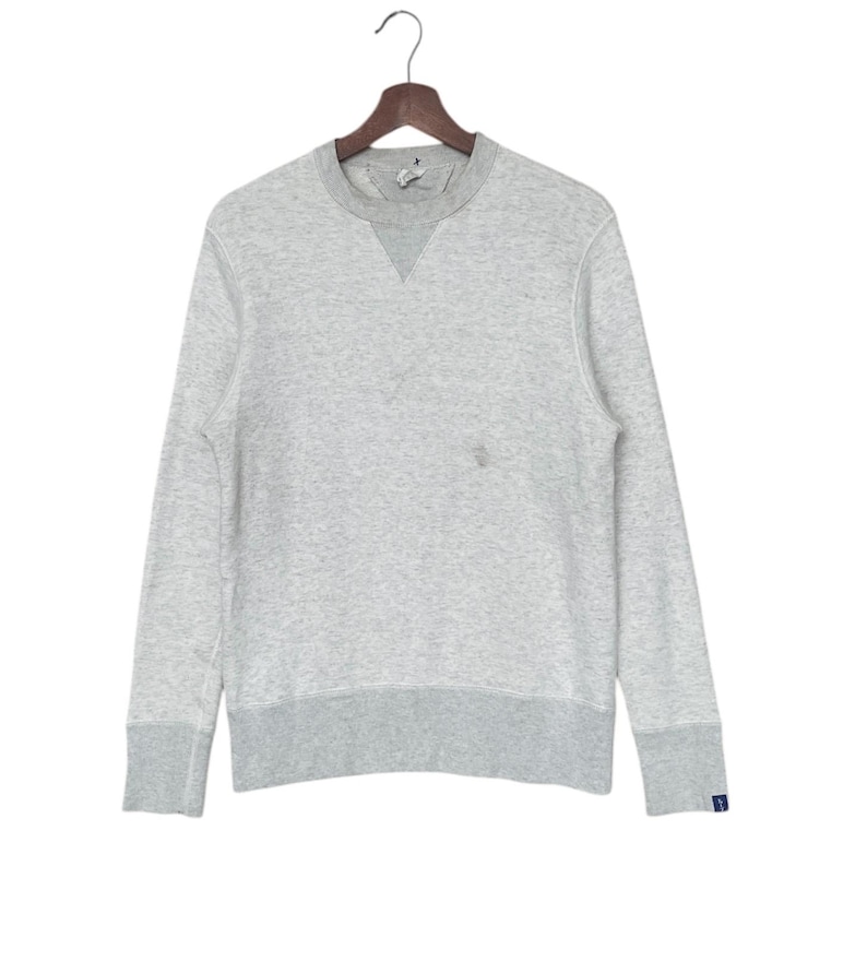 Rare Vintage Japanese Brand Loopwheeler Double V Sweatshirt 1990s - Etsy