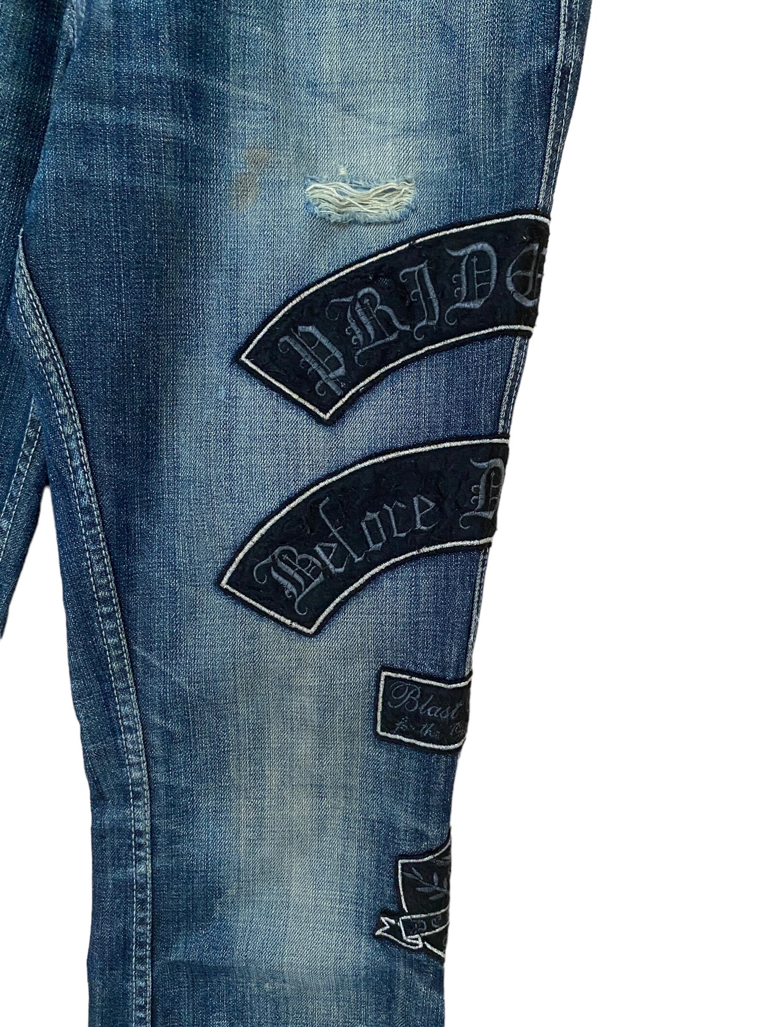 Rare Vintage Japanese Brand Semantic Design Flared Jeans 1990s - Etsy