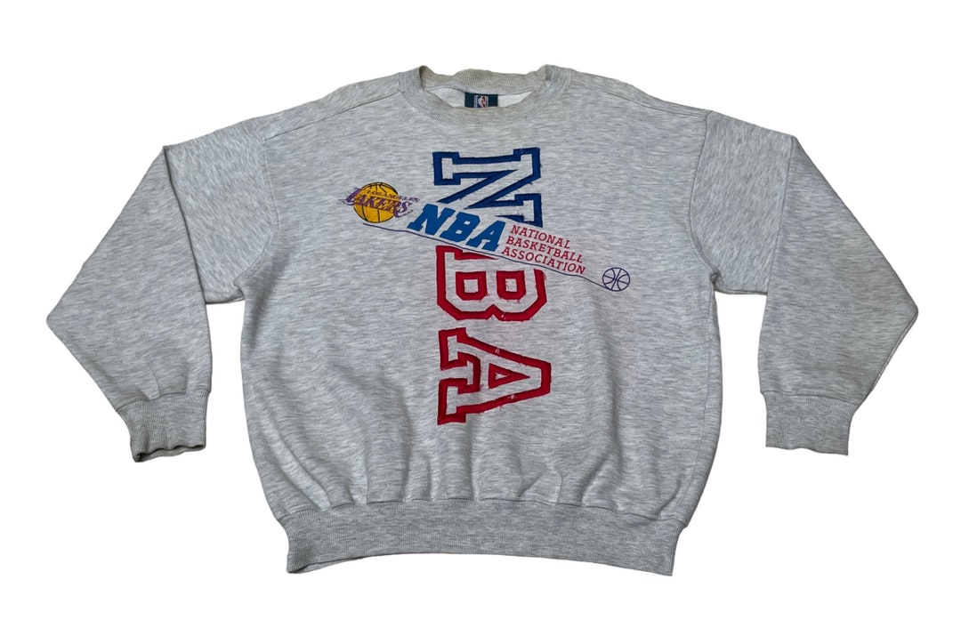 Rare Design Vintage NBA Team Basketball Team Lakers Sweatshirt 1990s - Etsy