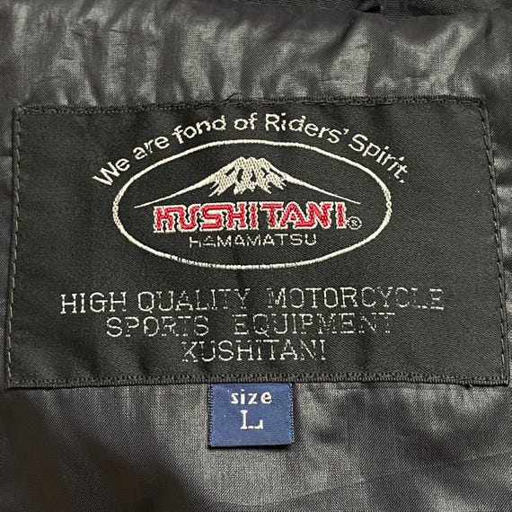 Rare Design Vintage Brand Kushitani Racing Team Jacke… - Gem