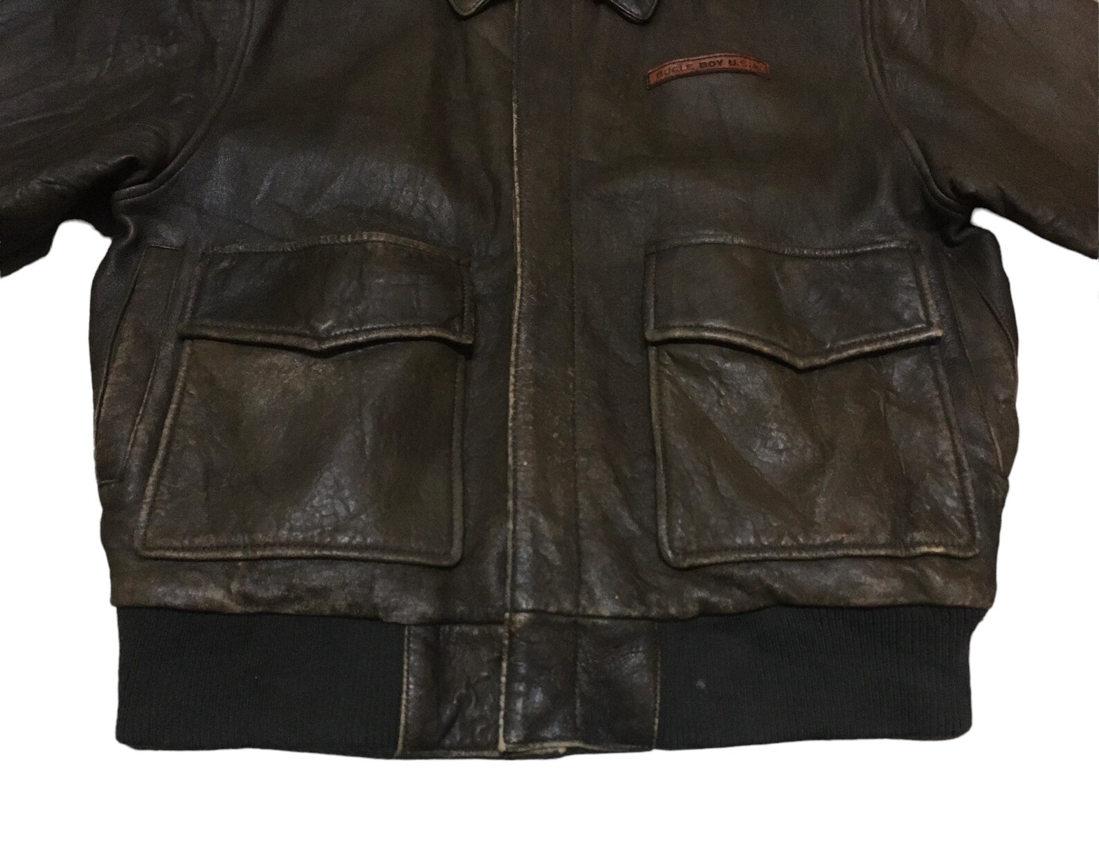 Rare Design Vintage Brand Bugle Boy Made in Usa Leather Jacket 1980s - Etsy