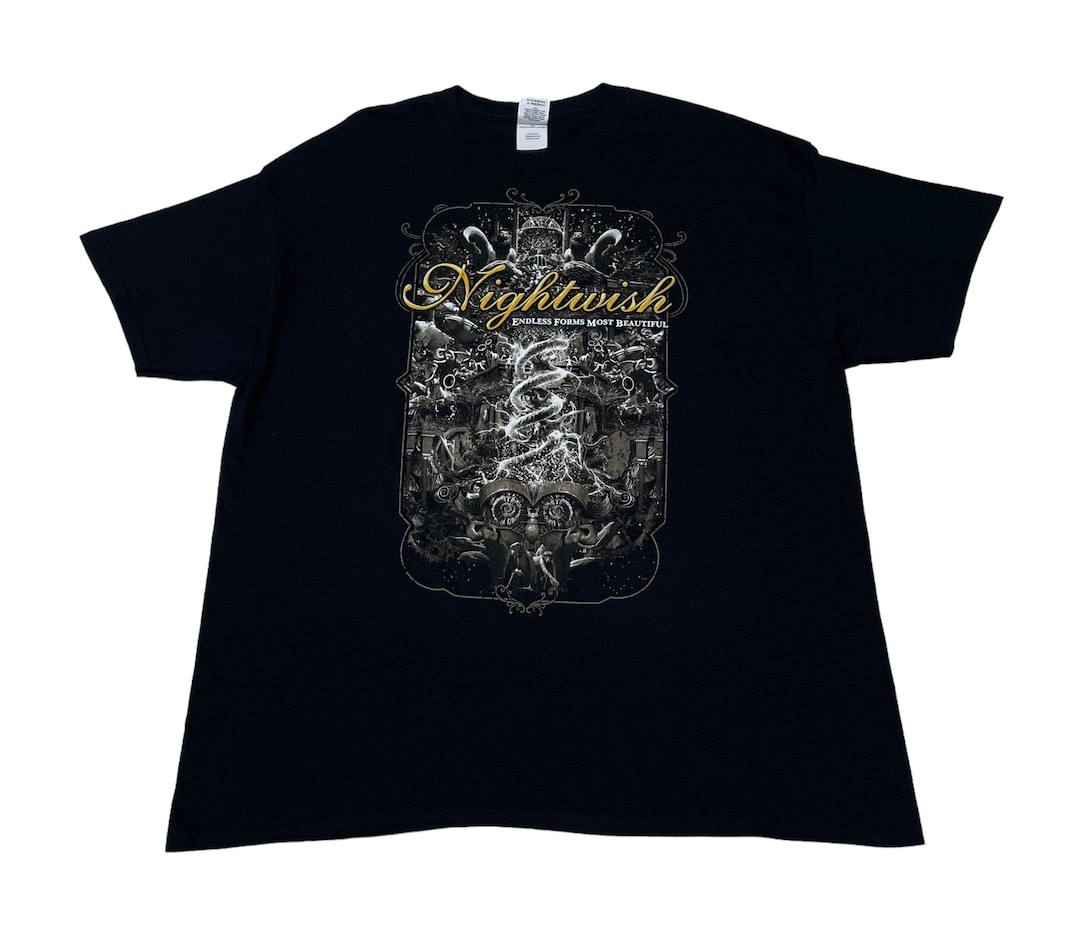 Rare Design Vintage Rock Band Nightwish T-shirt 2000s - Etsy