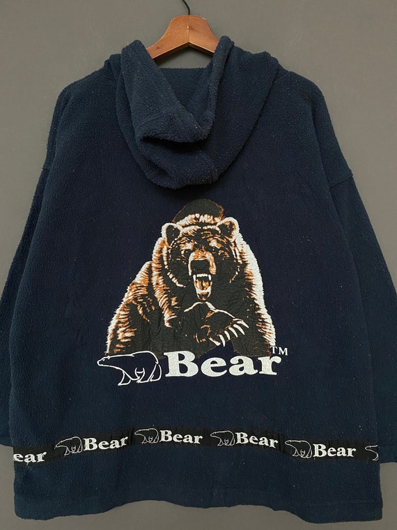 Rare Design Vintage Japanese Brand Bear Sweatshirt 19… - Gem