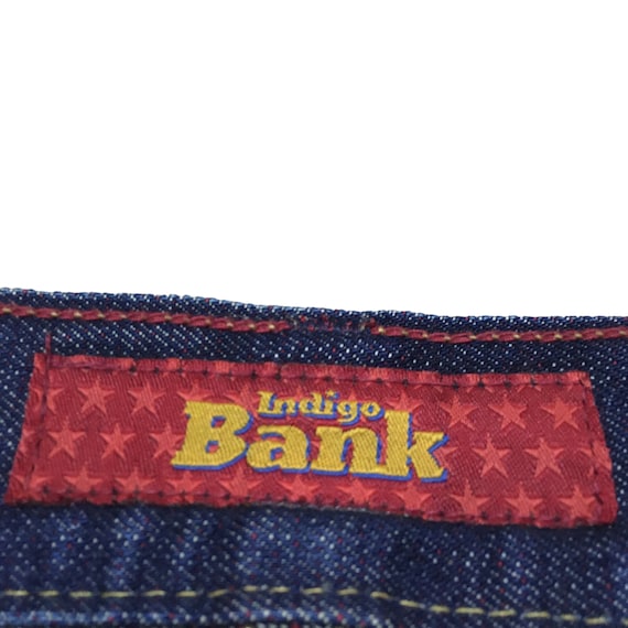 Rare Design Vintage Brand Indigo Bank Distressed Jean… - Gem