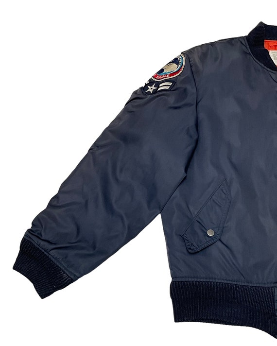 Rare Design Vintage Air Force Patches Bomber Jacket 1… - Gem