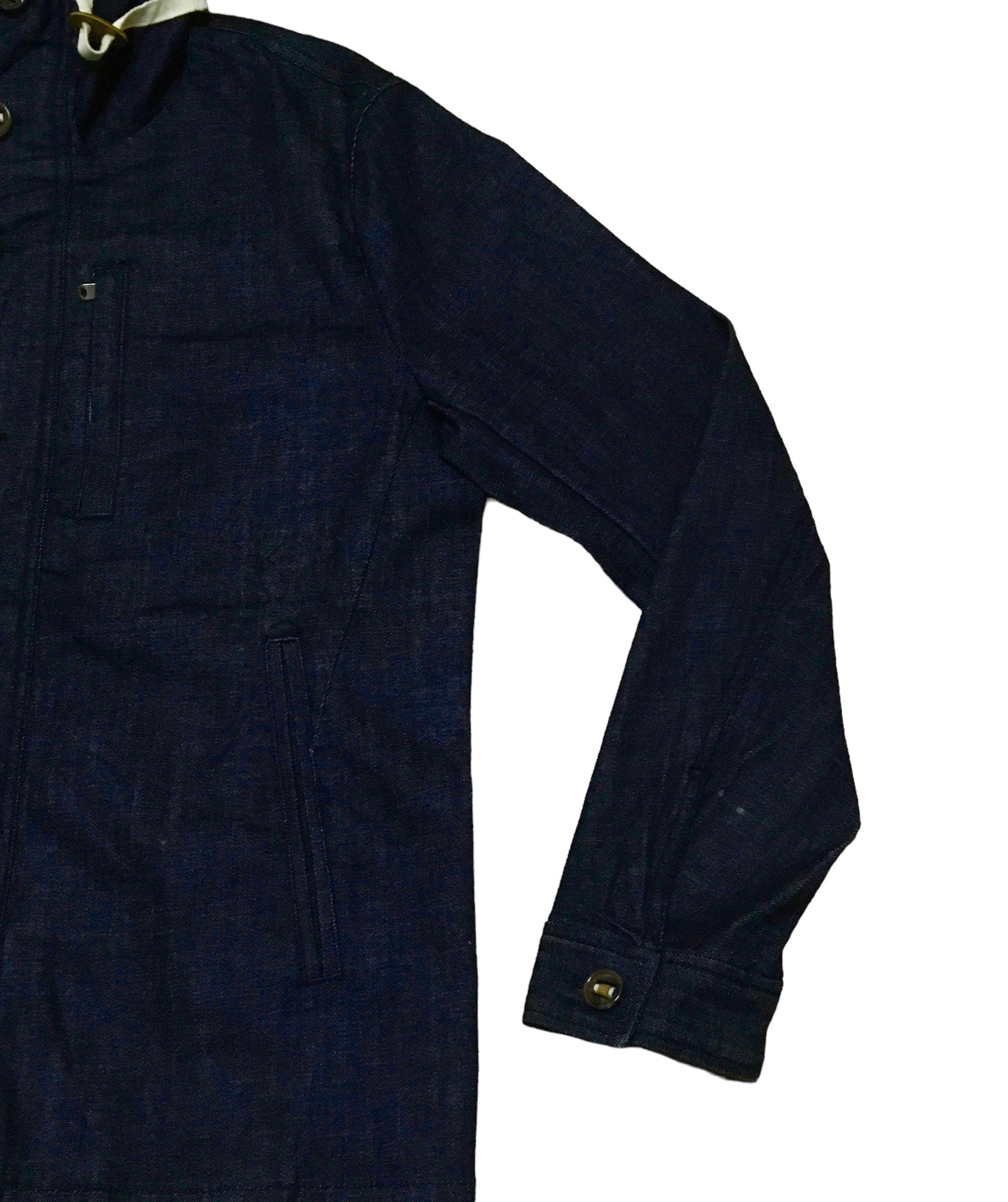 Rare Design Vintage Japanese Brand Beams USN Pullover Denim Jacket ...