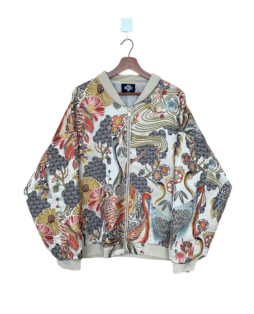 Rare Design Vintage Brand Hood Crew Full Print Jacket 1990s - Etsy