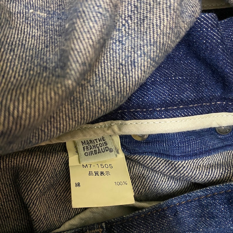 Rare Design Vintage Brand Marithe Francois Girbaud Jeans 1990s - Etsy