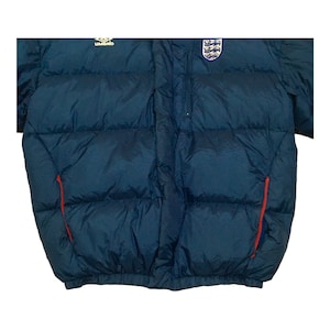 Rare Vintage Football Team England Puffer Jacket 1990s - Etsy