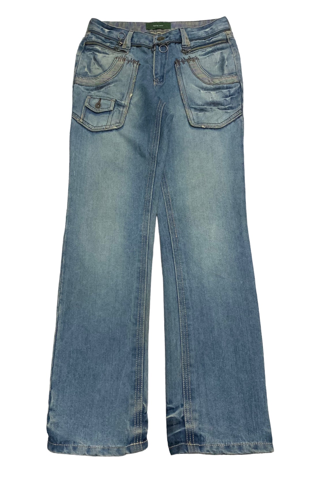 Rare Design Vintage Harfas Many Avant Garde Jeans 1990s - Etsy