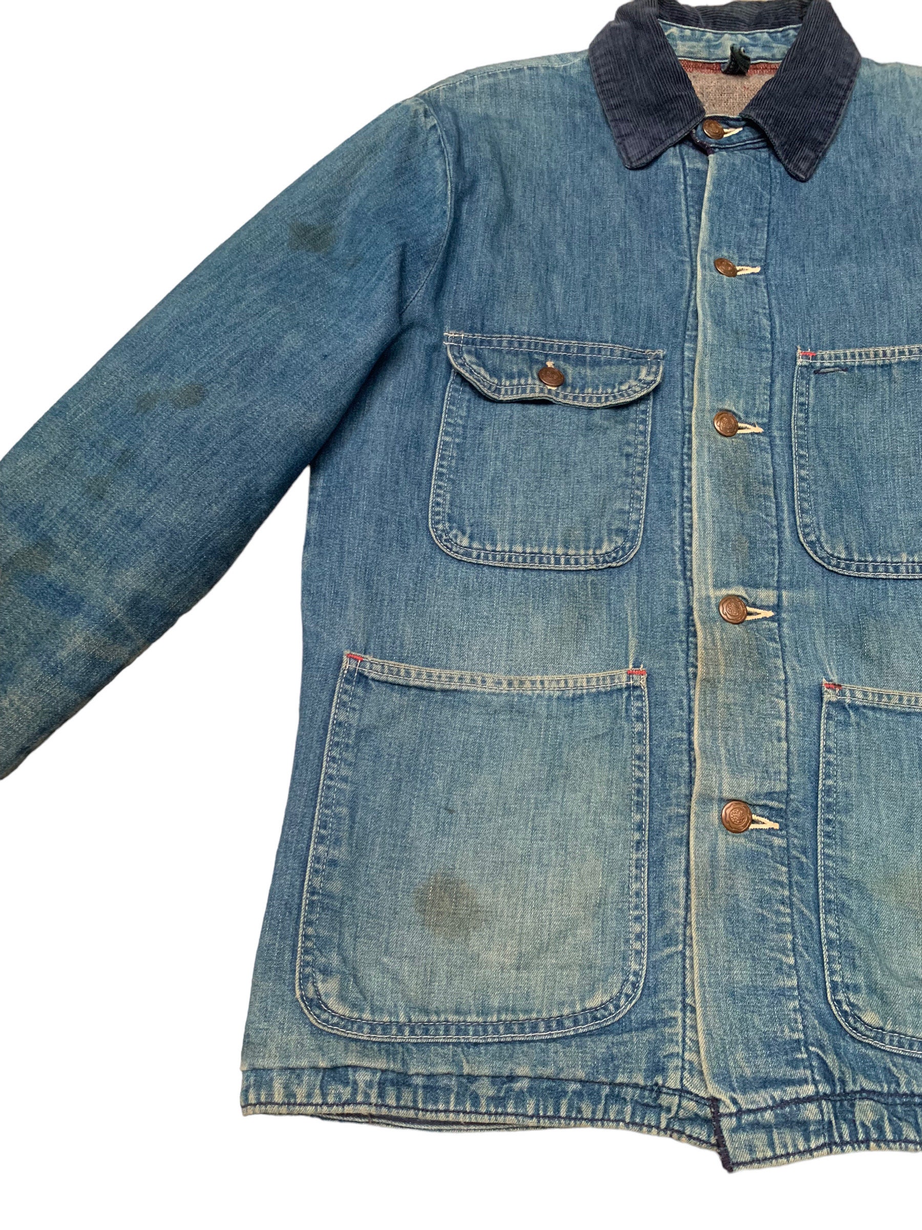 Vintage Wrangler Blue Bell Blanket Denim Chore Jacket 1950s - Etsy
