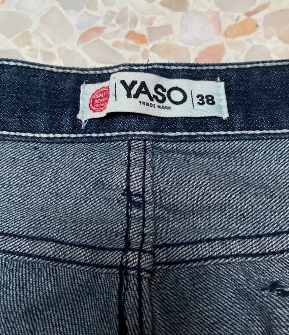 Rare Vintage Japanese Brand Yaso Baggy Jeans 2000s - Gem