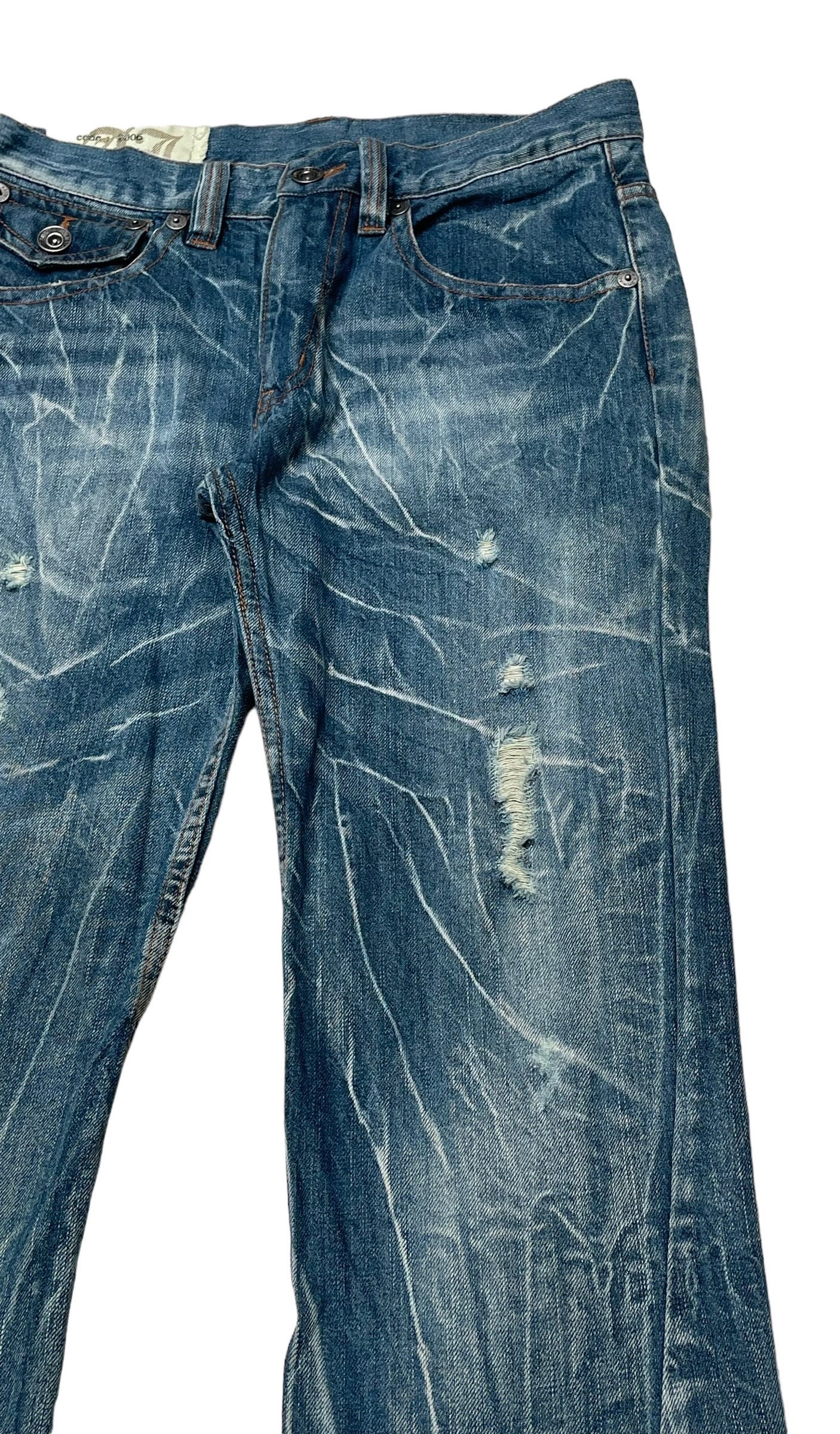 Rare Design Vintage Japanese Brand Anitui Flared Jeans 1990s - Etsy