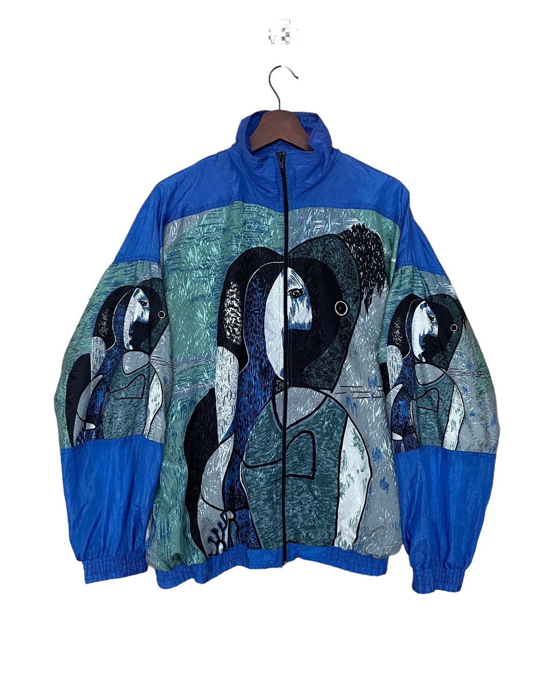 Rare Design Vintage Art Fullprint Jacket 1990s - Etsy