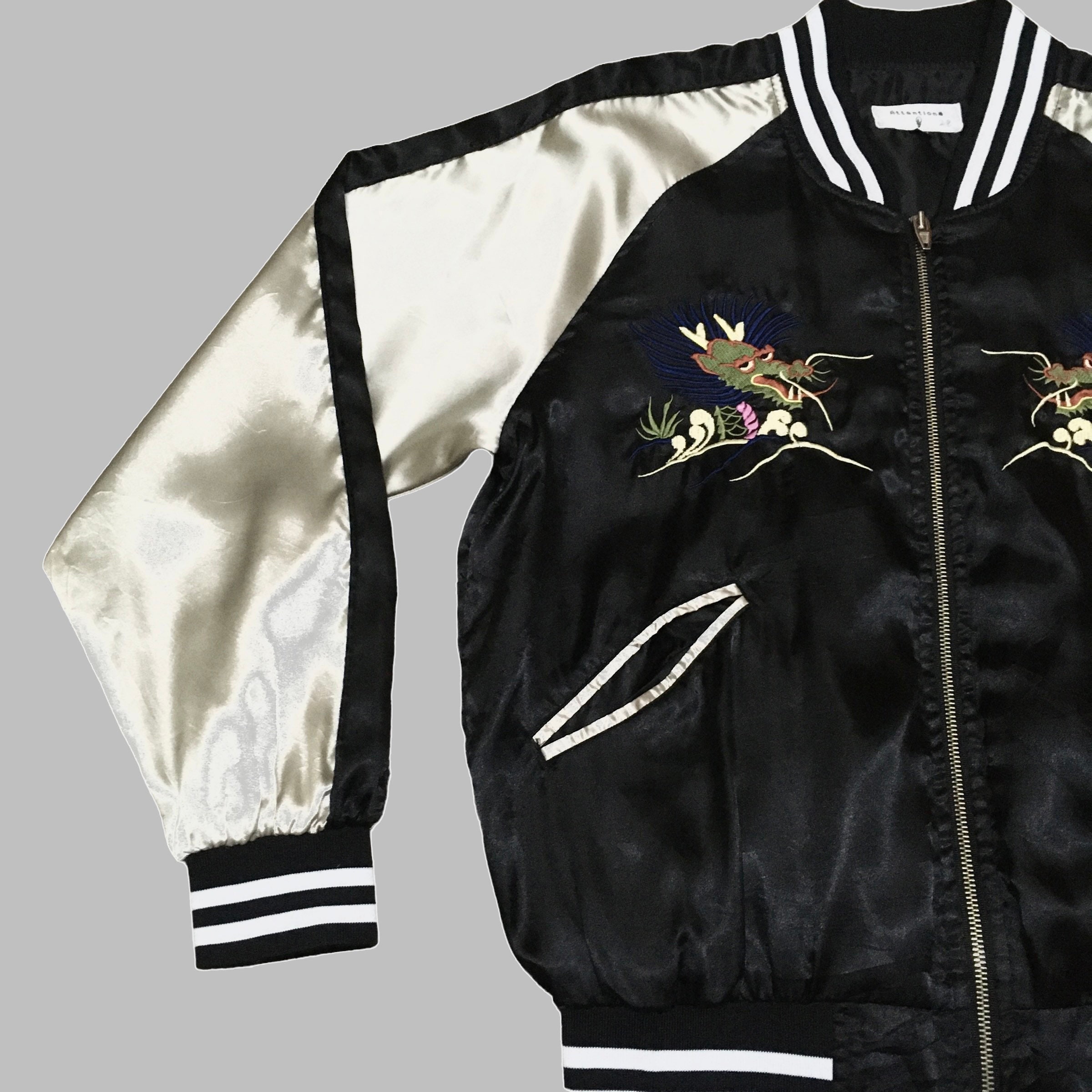 Rare Design Vintage Brand Attention Sukajan Jacket 1990s - Etsy