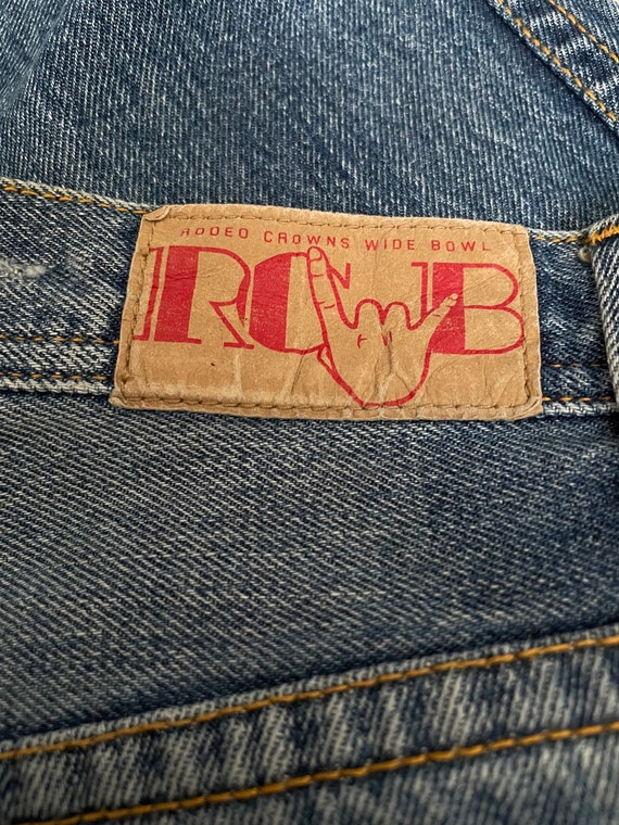 Rare Design Vintage Japanese Brand Rodeo Crowns Patch… - Gem