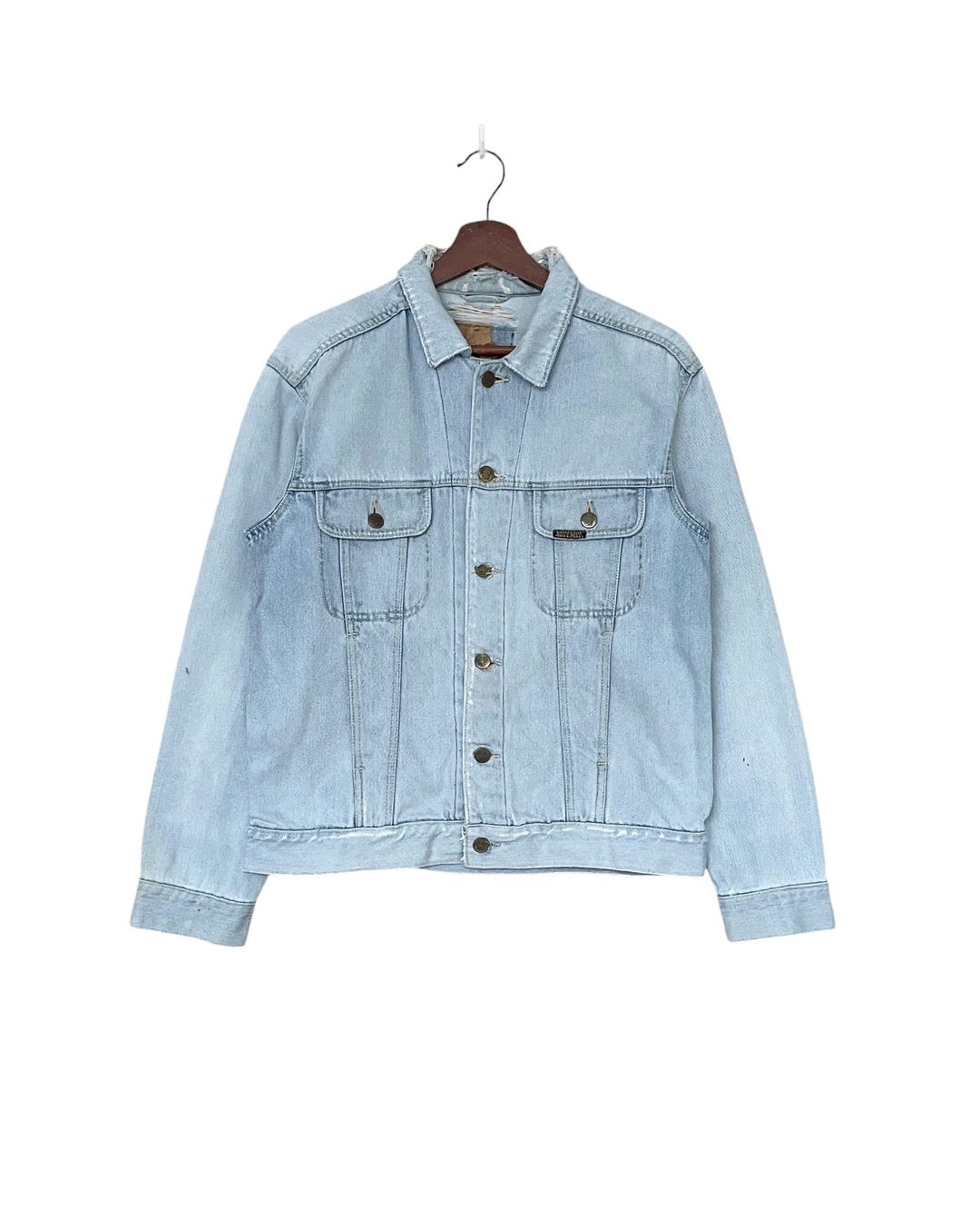 Rare Vintage Japanese Brand Blueway Denim Jacket 1990s - Etsy