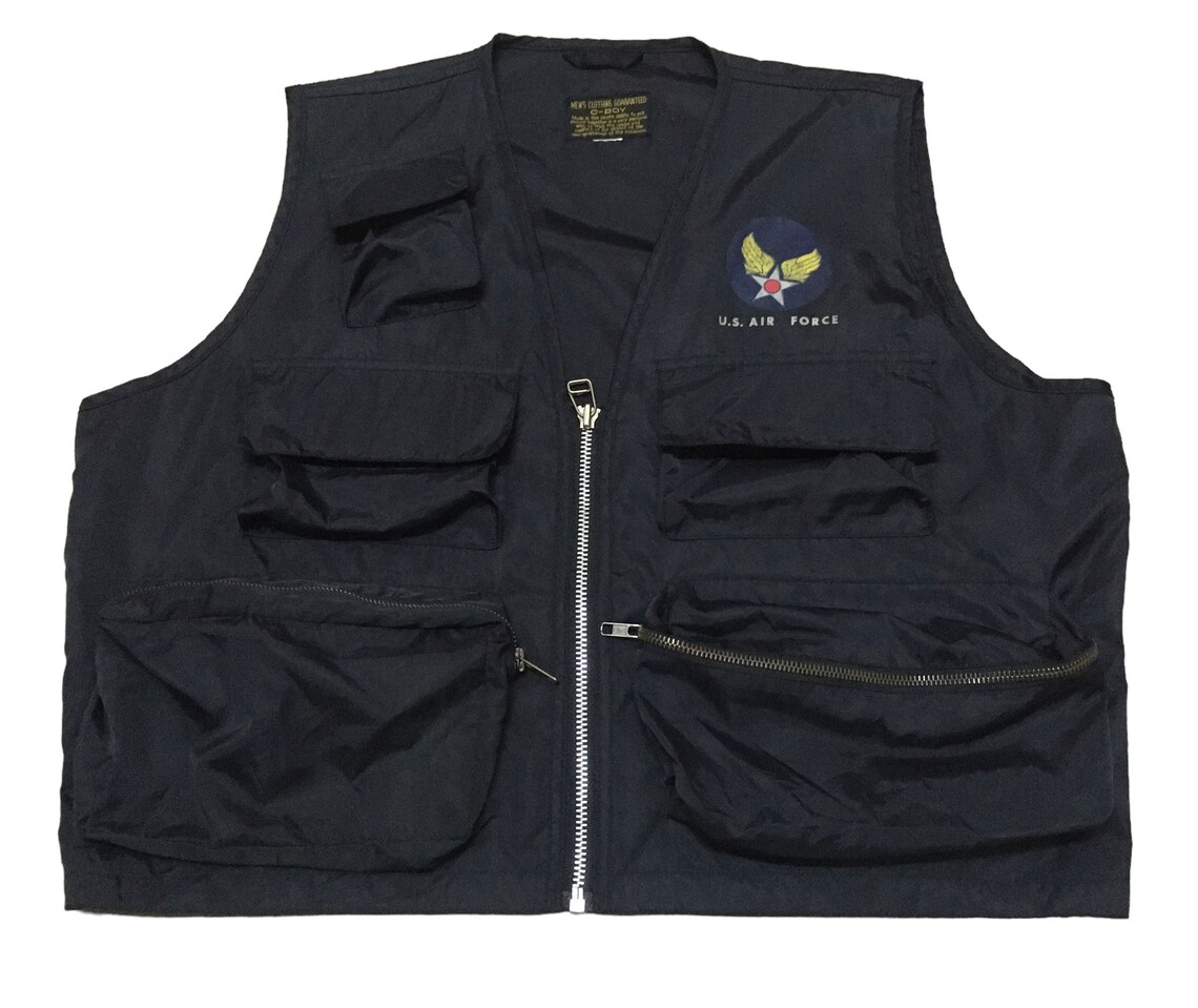 Rare Design Vintage Japanese Brand Us Air Force Vests 1990s - Etsy