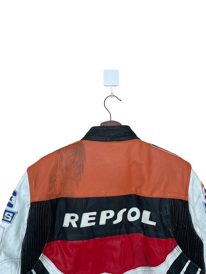 Rare Vintage Racing Brand Repsol Motorcycle Jacket 1990s - Etsy