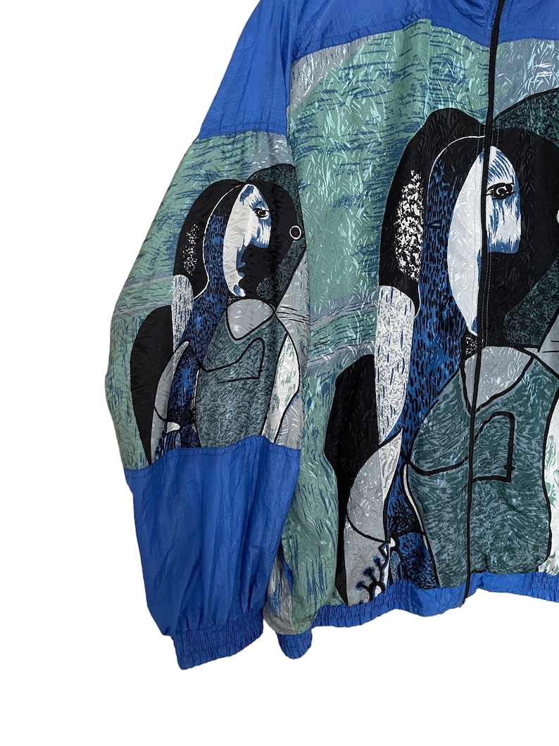 Rare Design Vintage Art Fullprint Jacket 1990s - Etsy