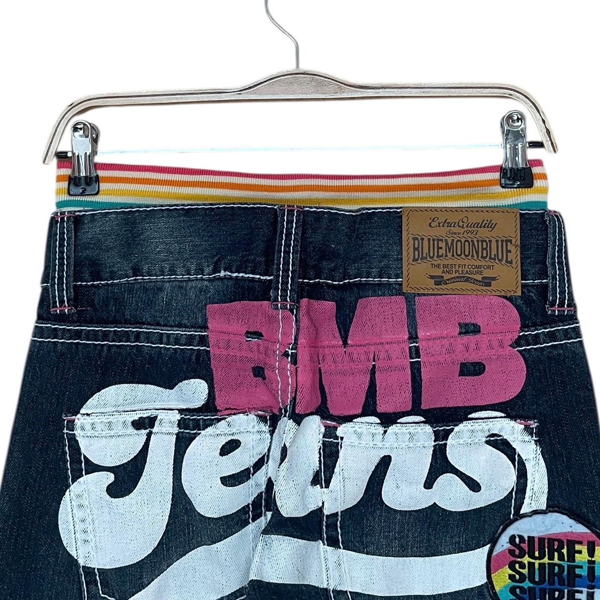 Rare Vintage Japanese Brand Blue Moon Blue Jeans 2000s - Etsy