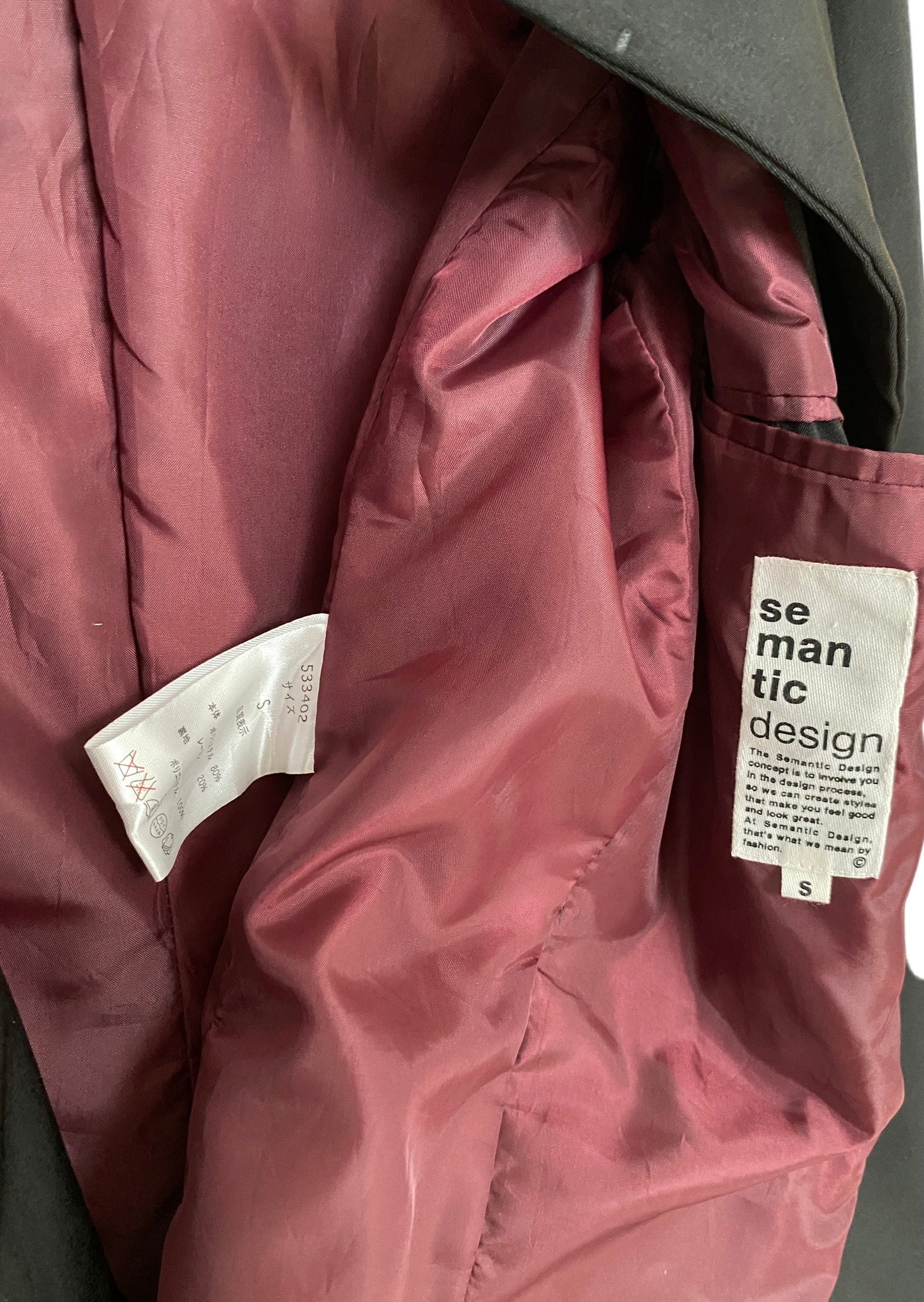 Rare Vintage Japanese Brand Semantic Design Jacket 2000s - Etsy