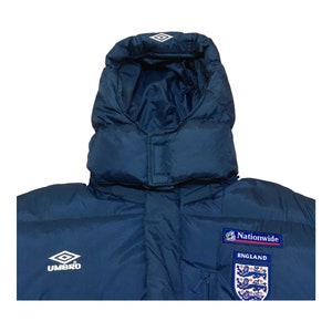 Rare Vintage Football Team England Puffer Jacket 1990s - Etsy