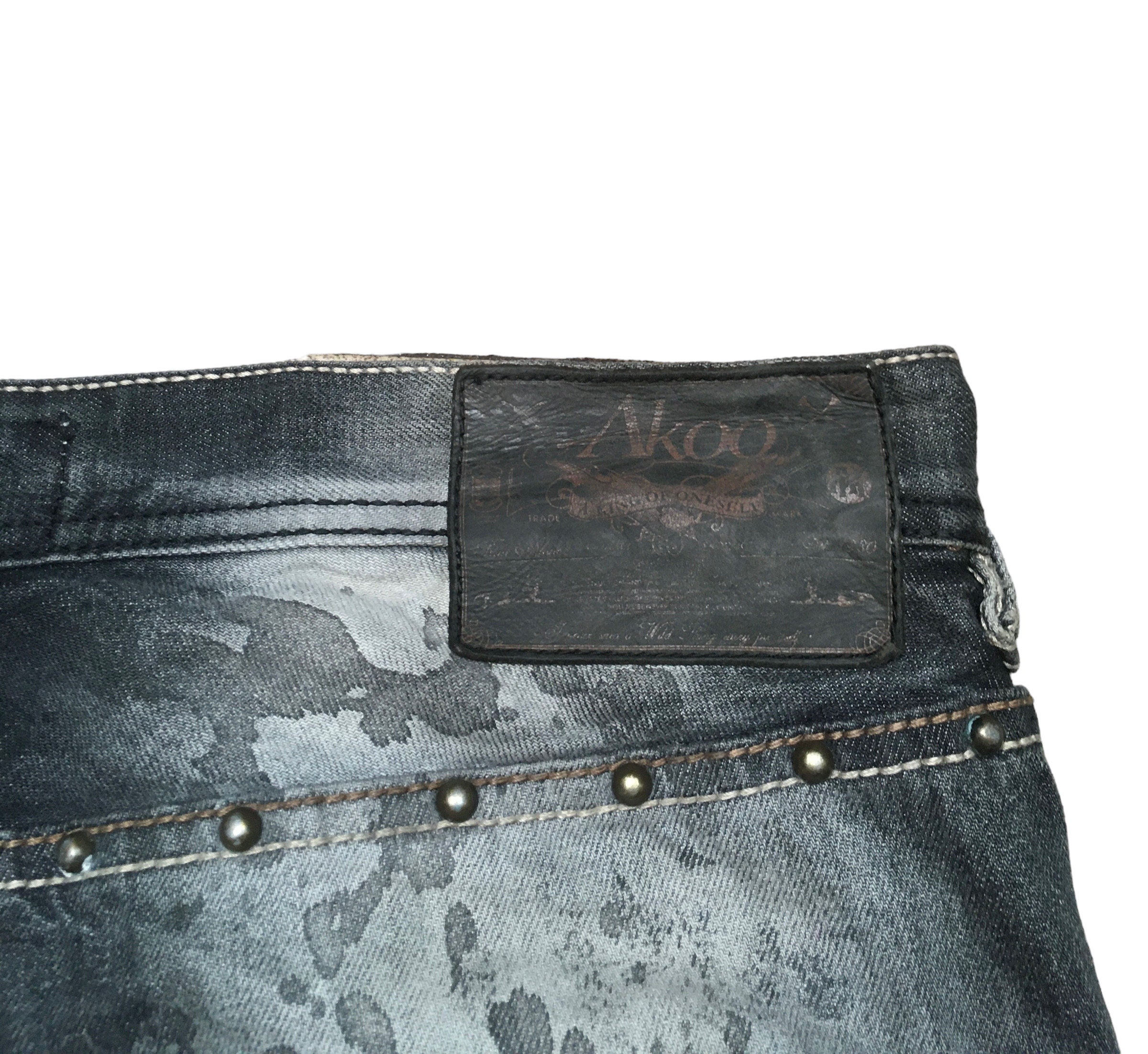 Rare Design Vintage Brand Akoo Baggy Jeans 2000s - Etsy