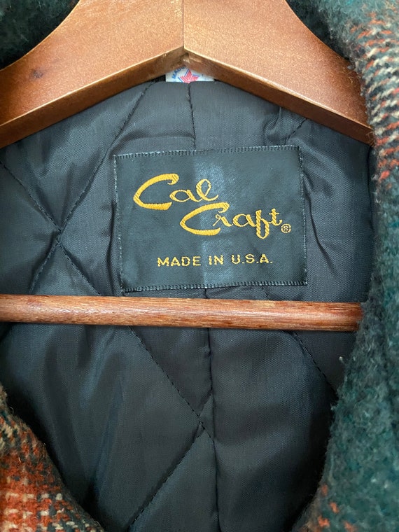 Rare Design Vintage Usa Brand Cal Craft Jacket 1990s - Gem