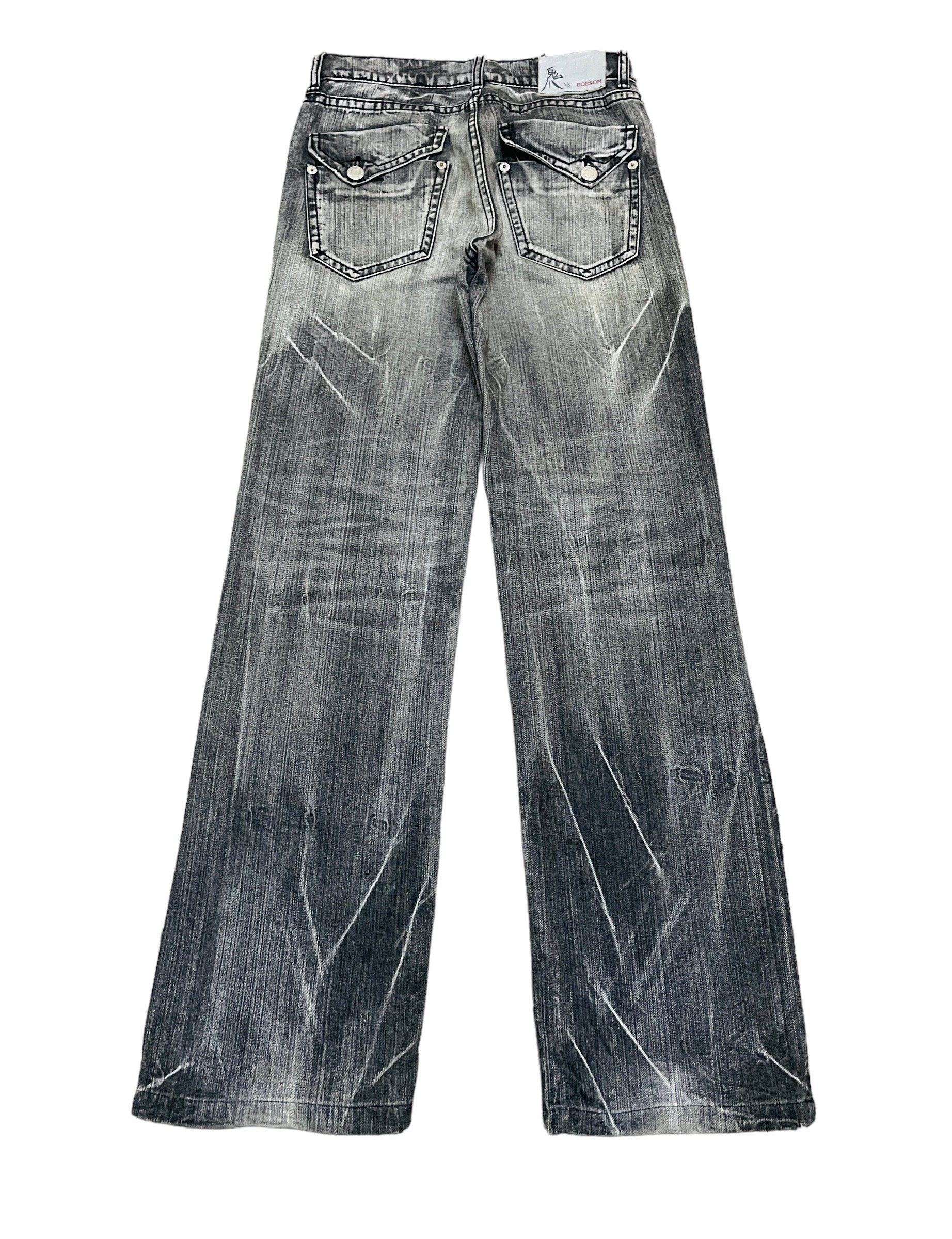 Rare Design Vintage Japanese Brand Bobson Jeans 1990s - Etsy