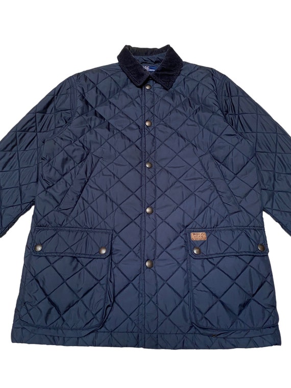 Rare Design Vintage Brand Polo Ralph Lauren Quilted P… - Gem