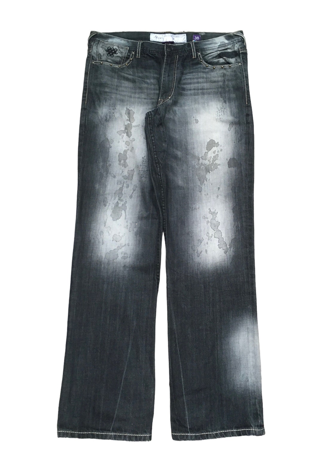 Rare Design Vintage Brand Akoo Baggy Jeans 2000s - Etsy