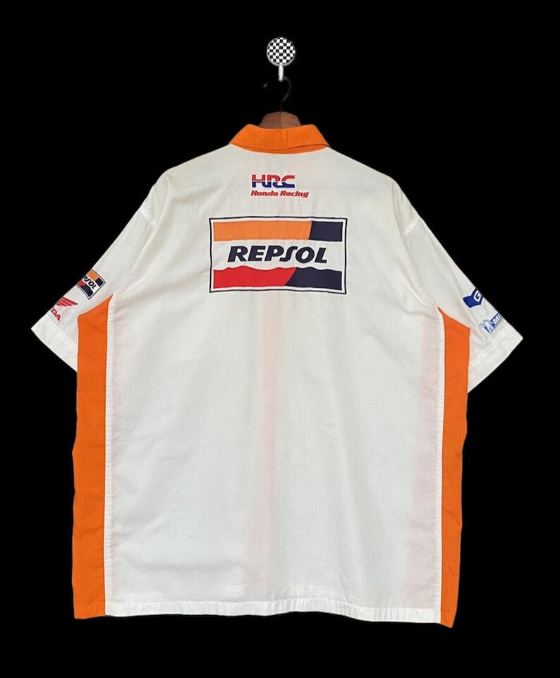 Rare Design Vintage Vintage Racing Team Brand Repsol Shirt 1990s - Etsy