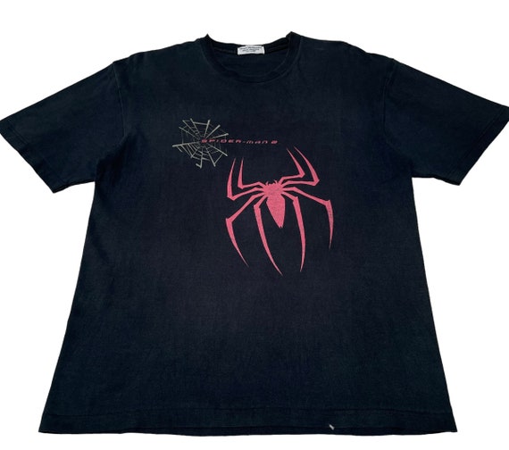 Rare Vintage Marvel Movies Spiderman 2 T-Shirt 2000s - Gem