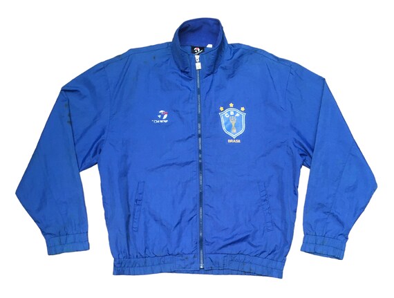 Rare Design Vintage Team Football Brasil Topper Jacke… - Gem