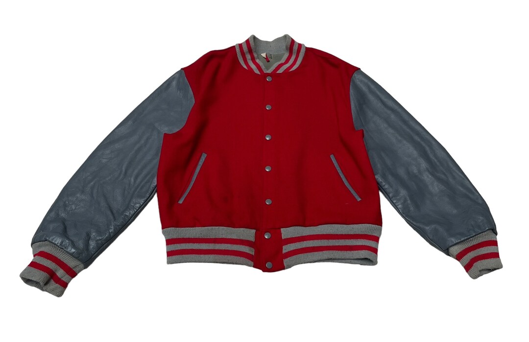 Rare Design True Vintage Leather Varsity Jacket 1960s - Etsy